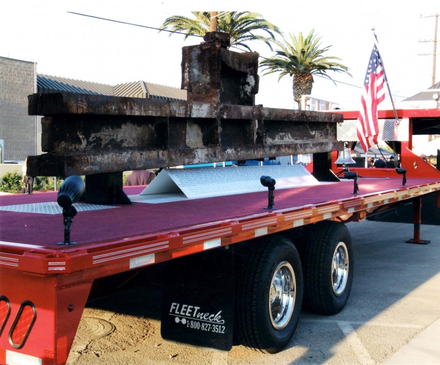 World Trade Center beam coming to the Pass - September 11th Families ...